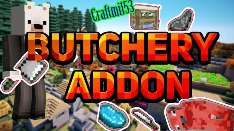 Скачать Butchery - мод на фермерство для Майнкрафт ПЕ 1.18, 1.17